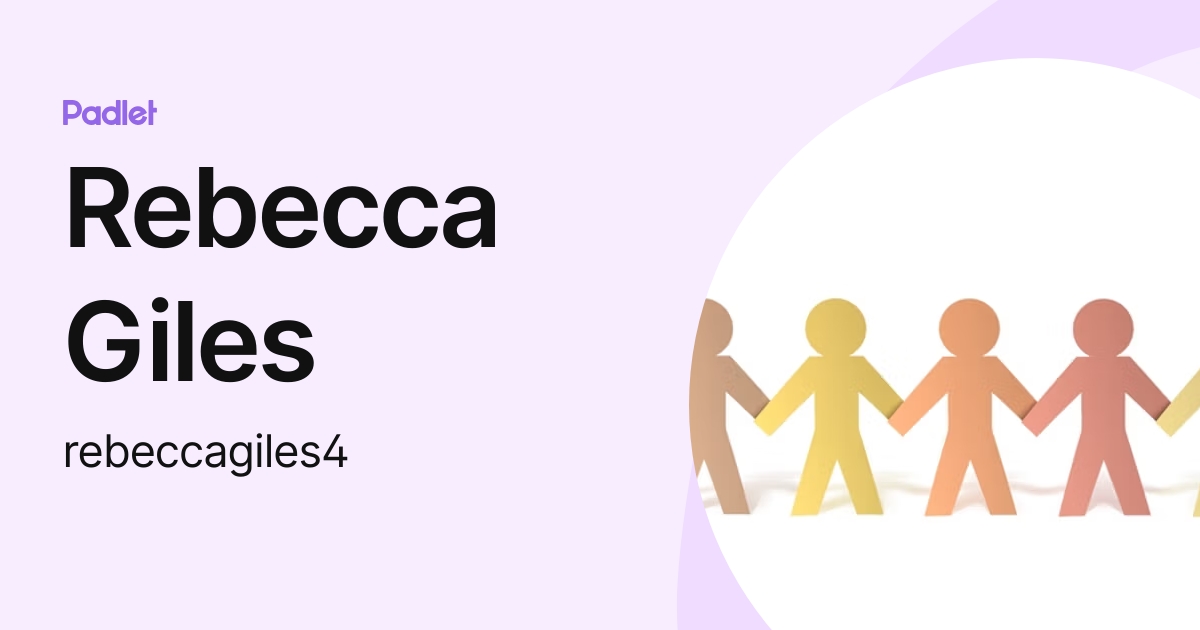 Rebecca Giles (rebeccagiles1) profile | Padlet