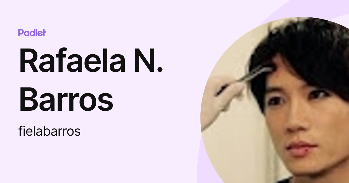 Rafaela N. Barros (fielabarros) profile | Padlet