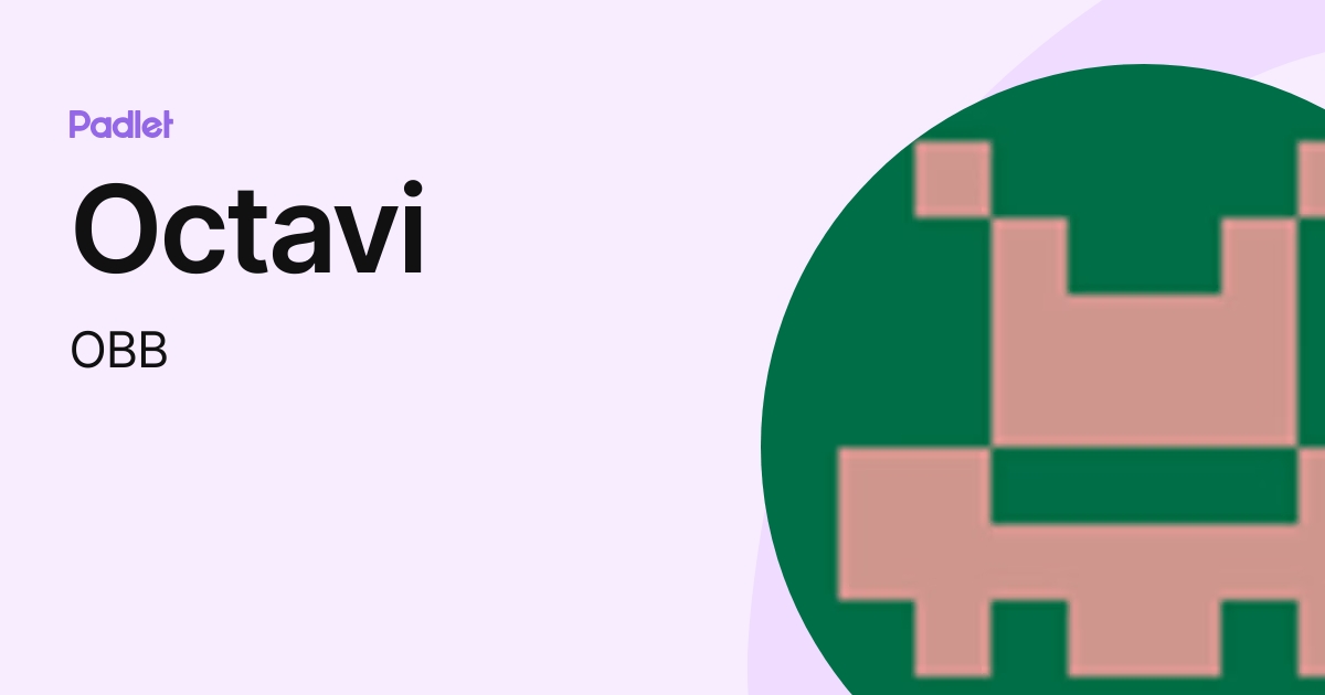 Octavi (OBB) profile | Padlet