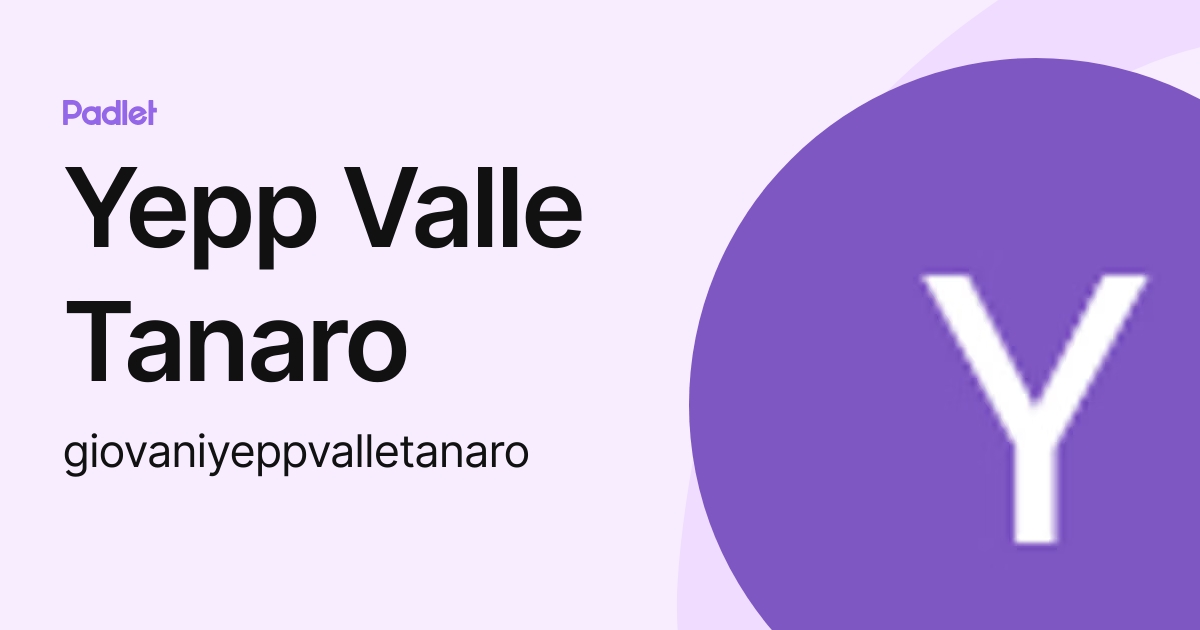 Yepp Valle Tanaro (giovaniyeppvalletanaro) profile | Padlet