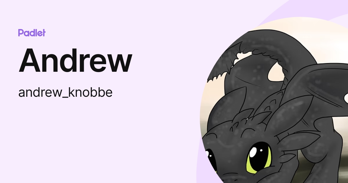 Andrew (andrew_knobbe) profile | Padlet