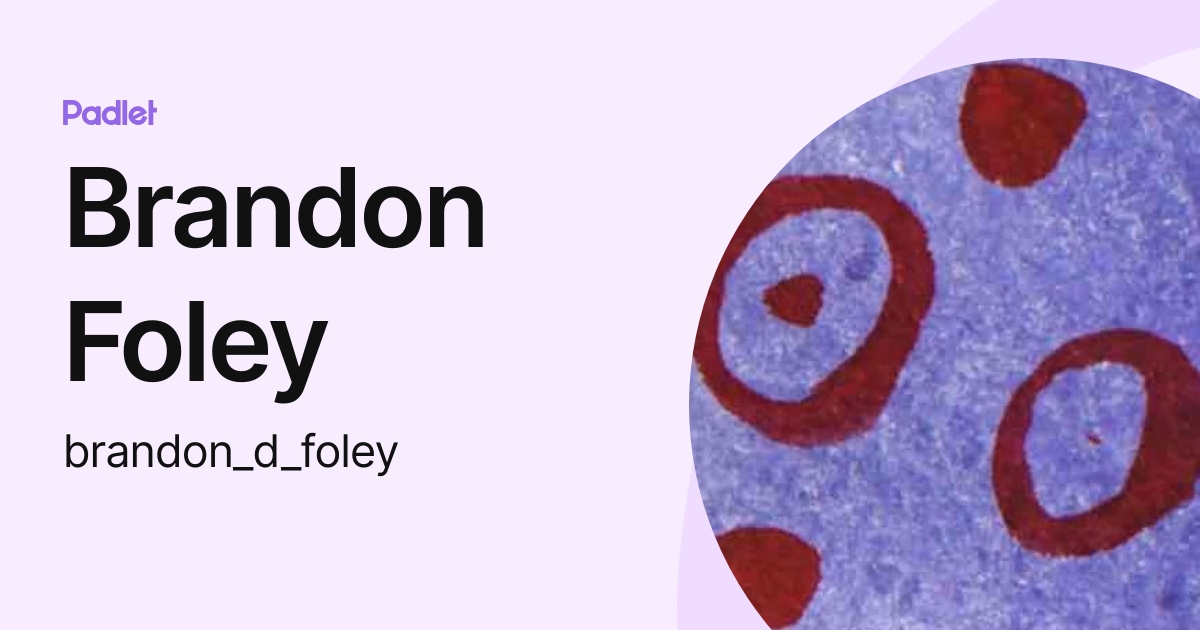 Brandon Foley (brandon_d_foley) profile | Padlet