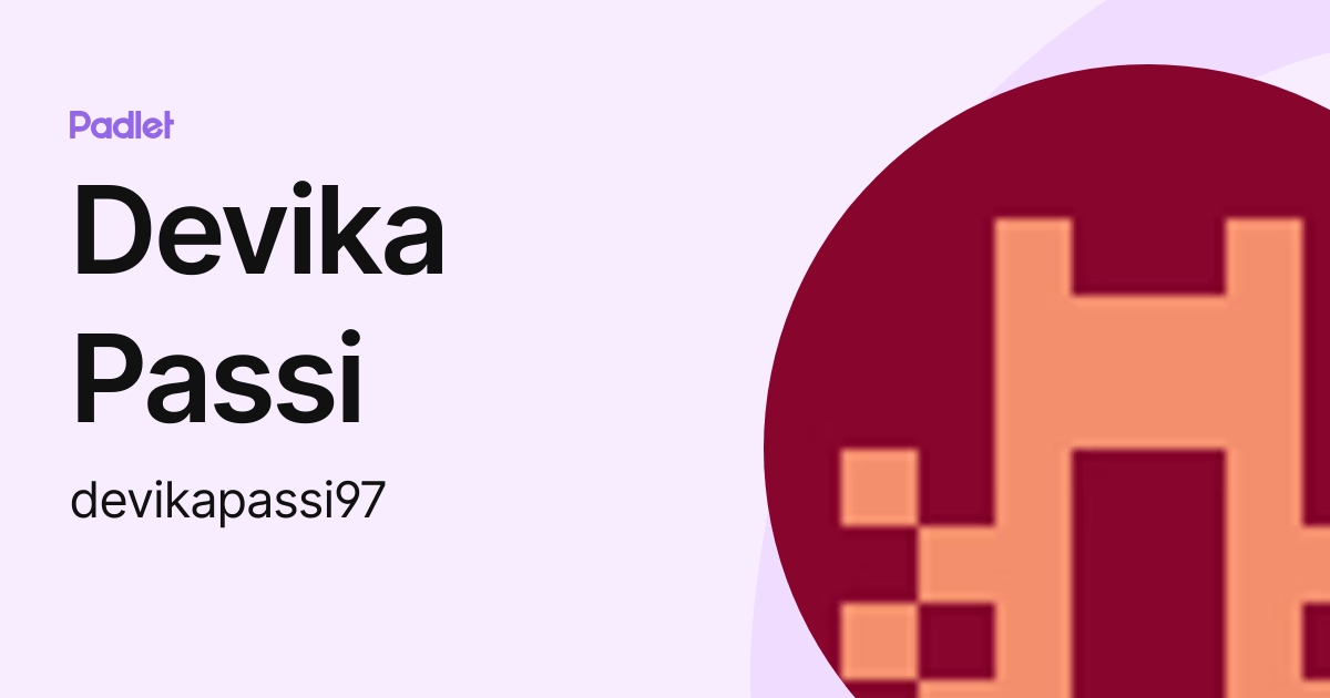 Devika Passi (devikapassi97) profile | Padlet