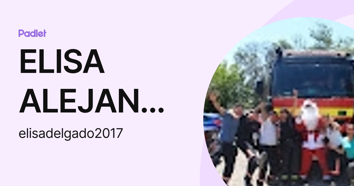 ELISA ALEJANDRA DELGADO MORENO (elisadelgado2017) profile | Padlet