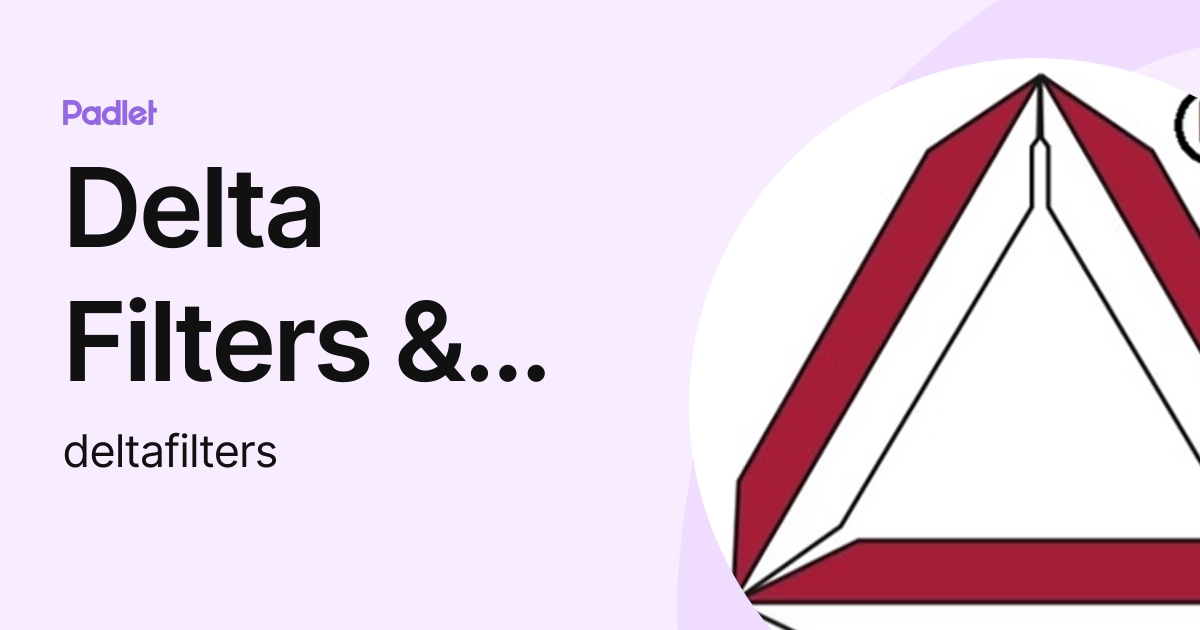 Delta Filters & Separators Pvt Ltd (deltafilters) profile | Padlet