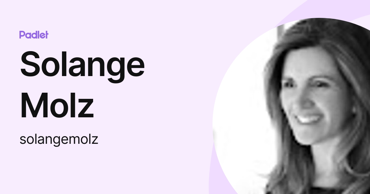 Solange Molz (solangemolz) profile | Padlet