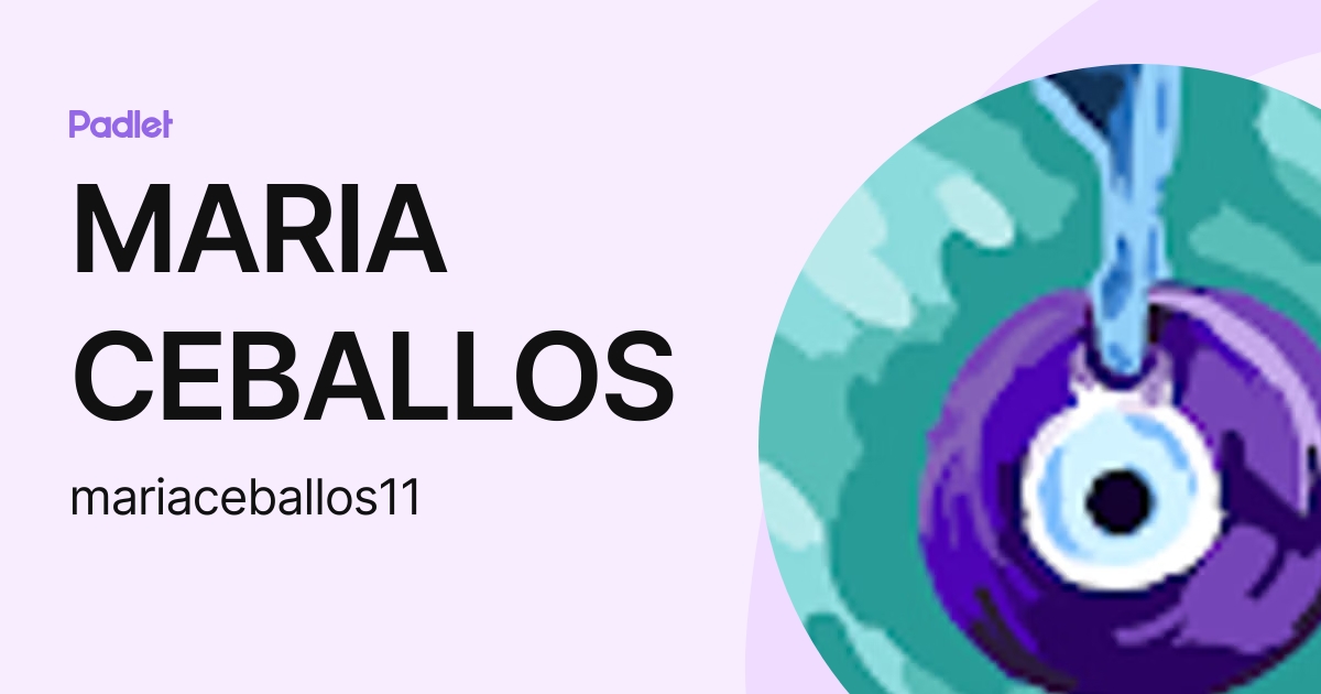 MARIA CEBALLOS (mariaceballos11) profile | Padlet