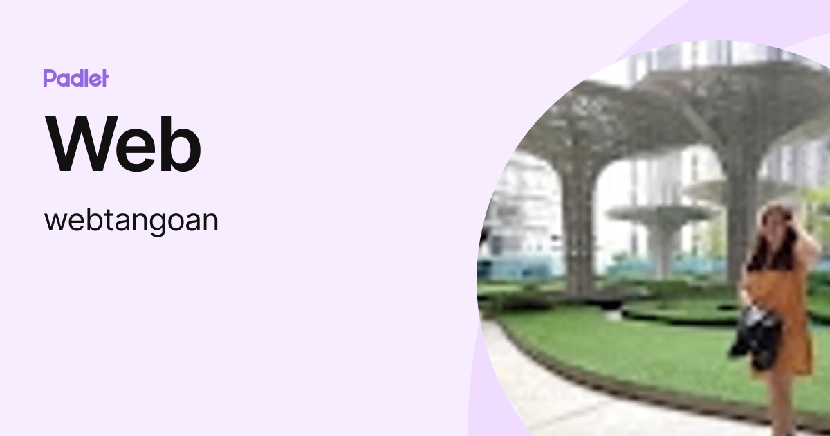 Web (webtangoan) profile | Padlet