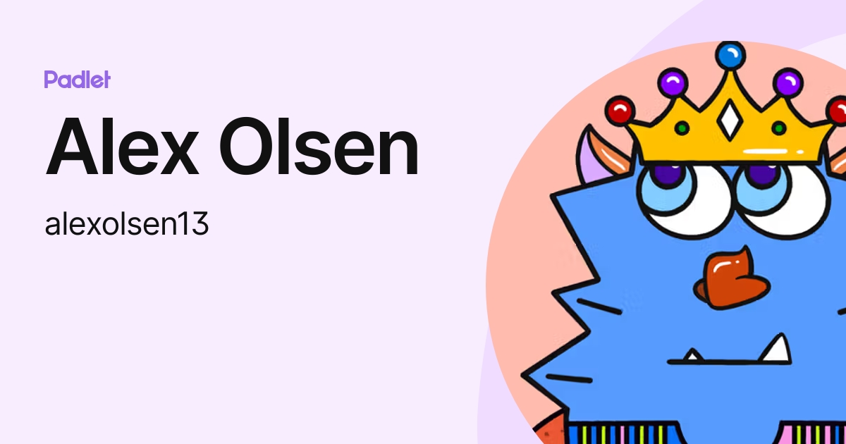 Alex Olsen (alexolsen13) profile | Padlet