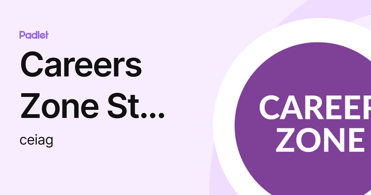 Careers Zone St Brendan's CEIAG (ceiag) profile | Padlet