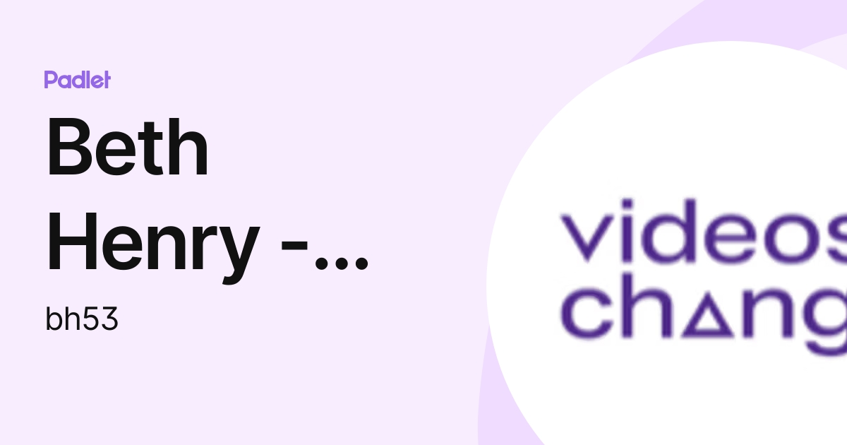 Beth Henry - High Resolves (bh53) profile | Padlet
