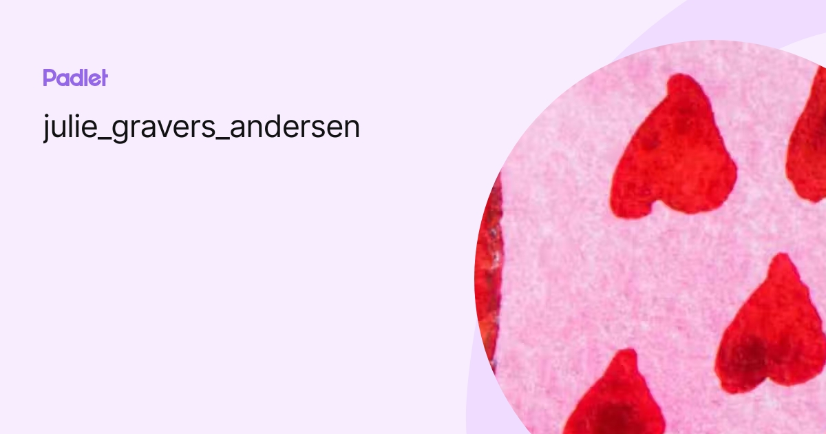 julie_gravers_andersen profile | Padlet