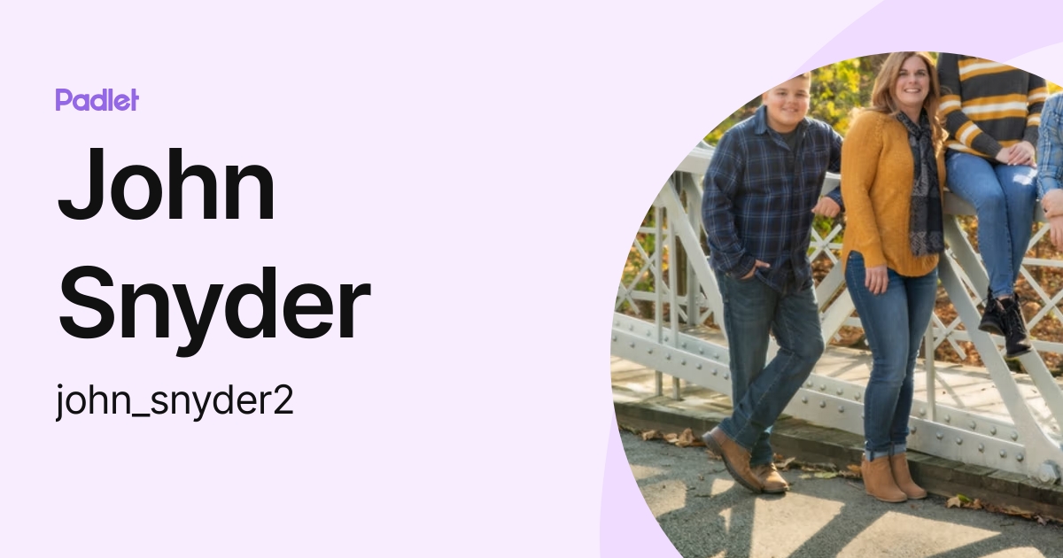 John Snyder (john_snyder2) profile | Padlet