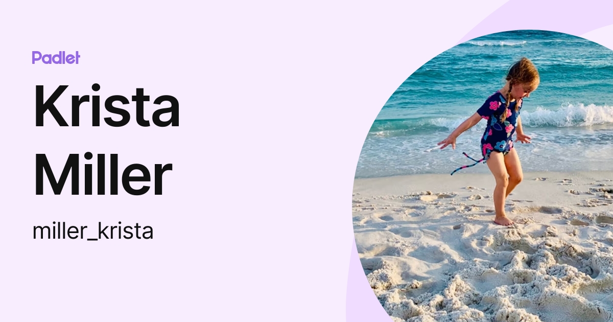 Krista Miller (miller_krista) profile | Padlet
