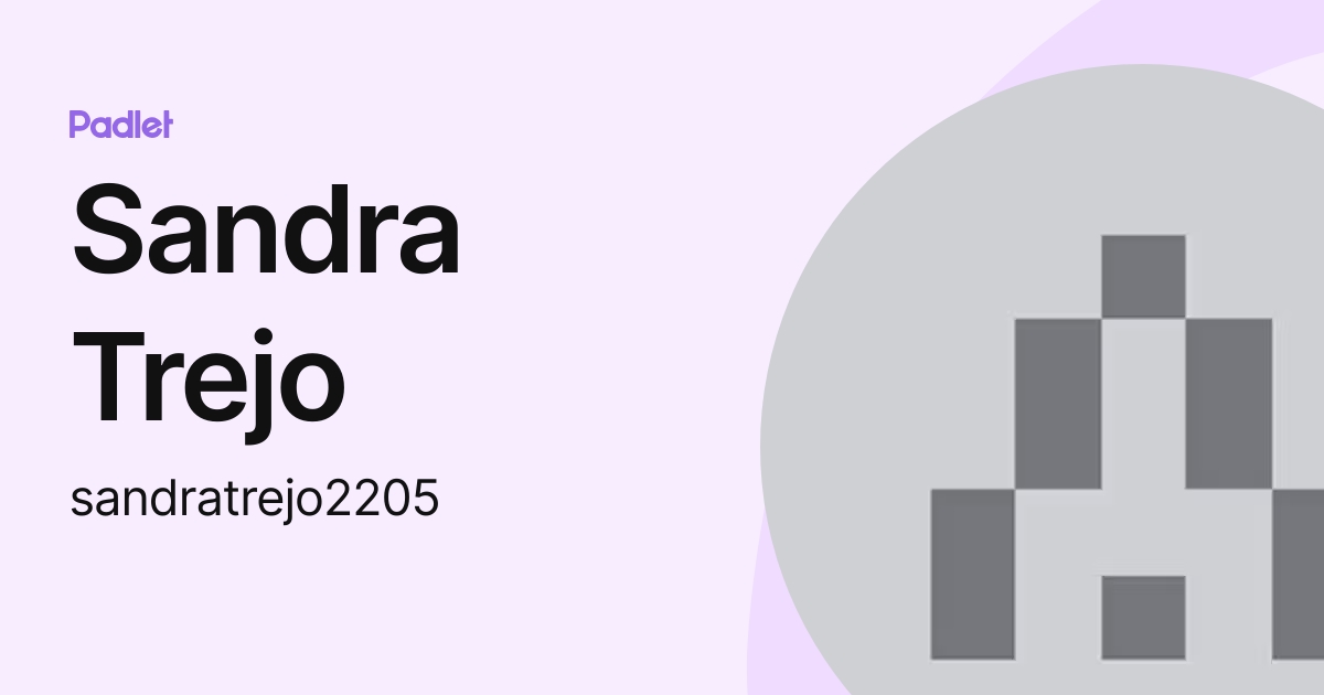 Sandra Trejo (sandratrejo2205) profile | Padlet