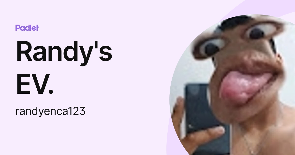 Randy's EV. (randyenca123) profile | Padlet
