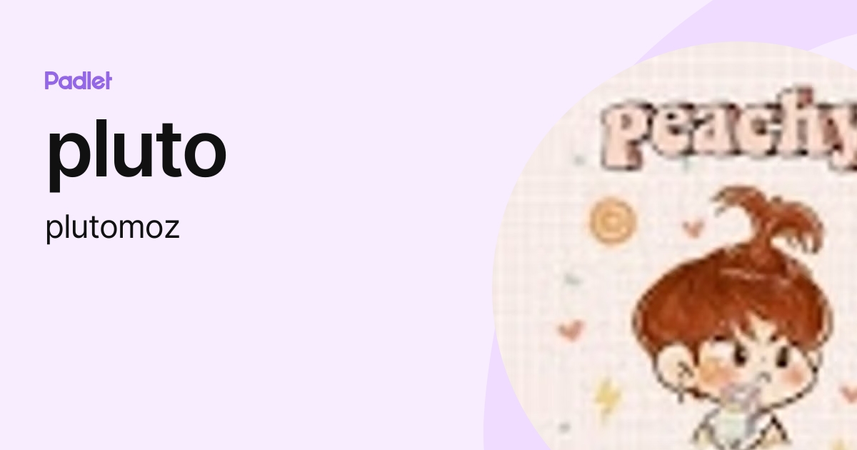 Profil pluto (plutomoz) | Padlet