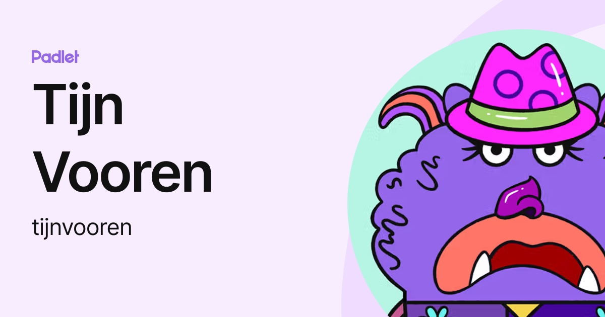 Tijn Vooren (tijnvooren) profile | Padlet