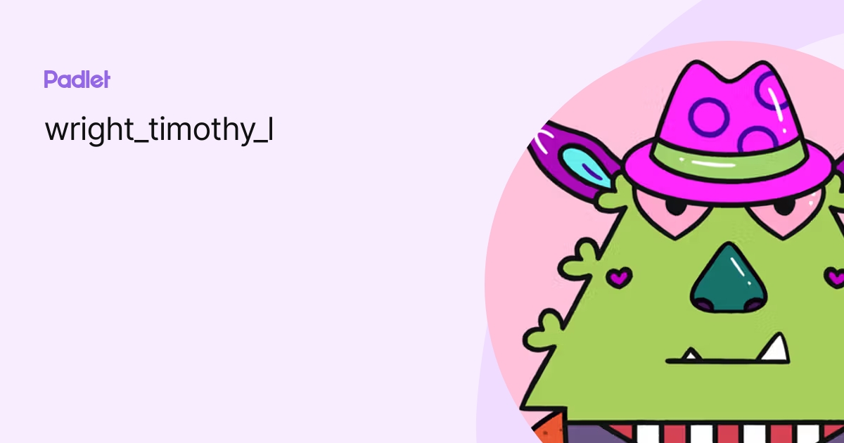 wright_timothy_l profile | Padlet