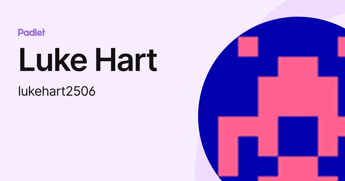 Luke Hart (lukehart2506) profile | Padlet