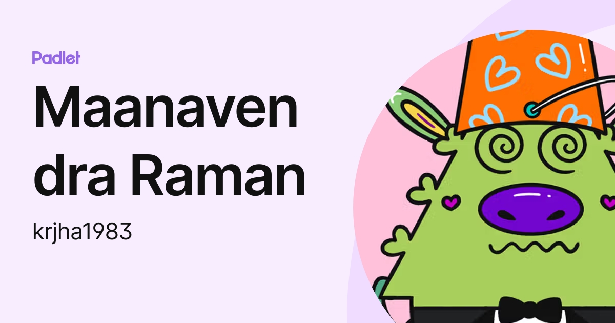 Kumud Ranjan Jha (krjha1983) profile | Padlet