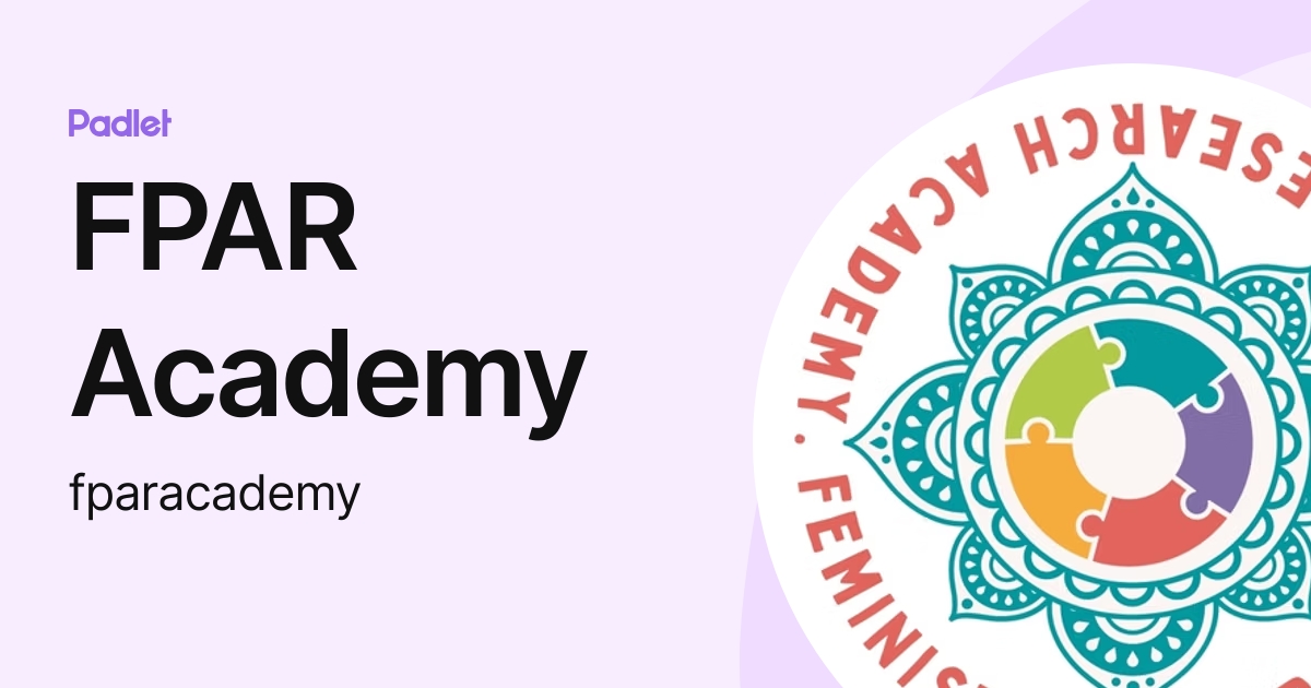 FPAR Academy (fparacademy) profile | Padlet