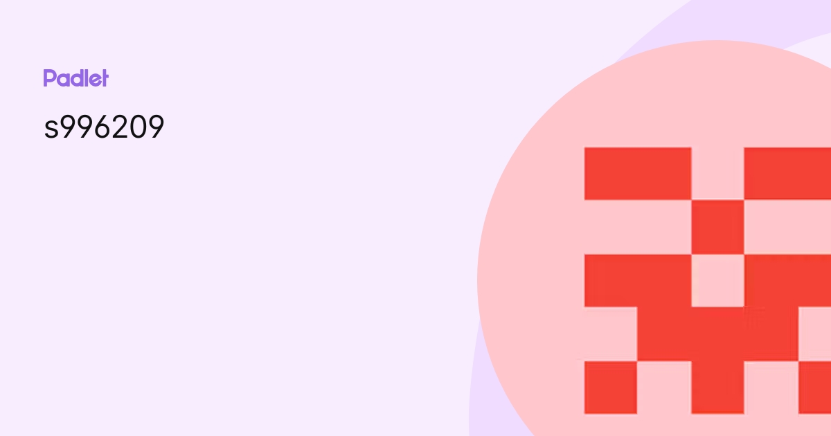 s996209 profile | Padlet