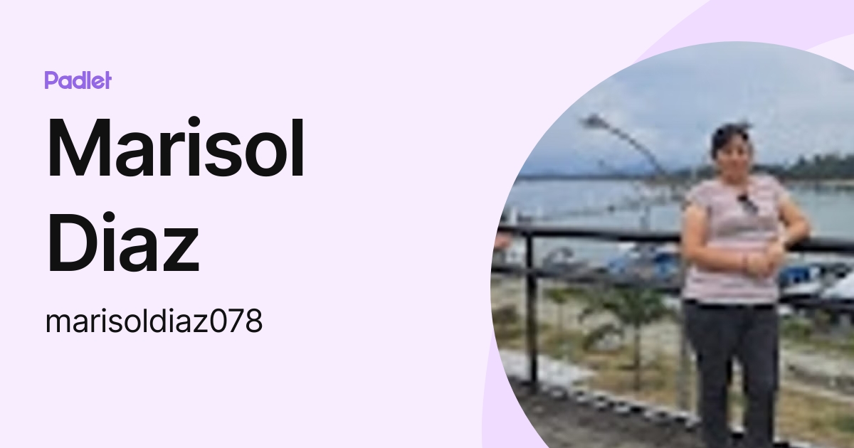 Marisol Diaz (marisoldiaz078) profile | Padlet