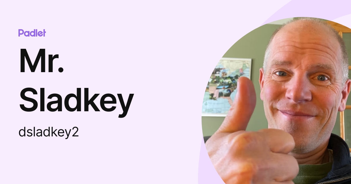 Mr. Sladkey (sladkey) profile | Padlet