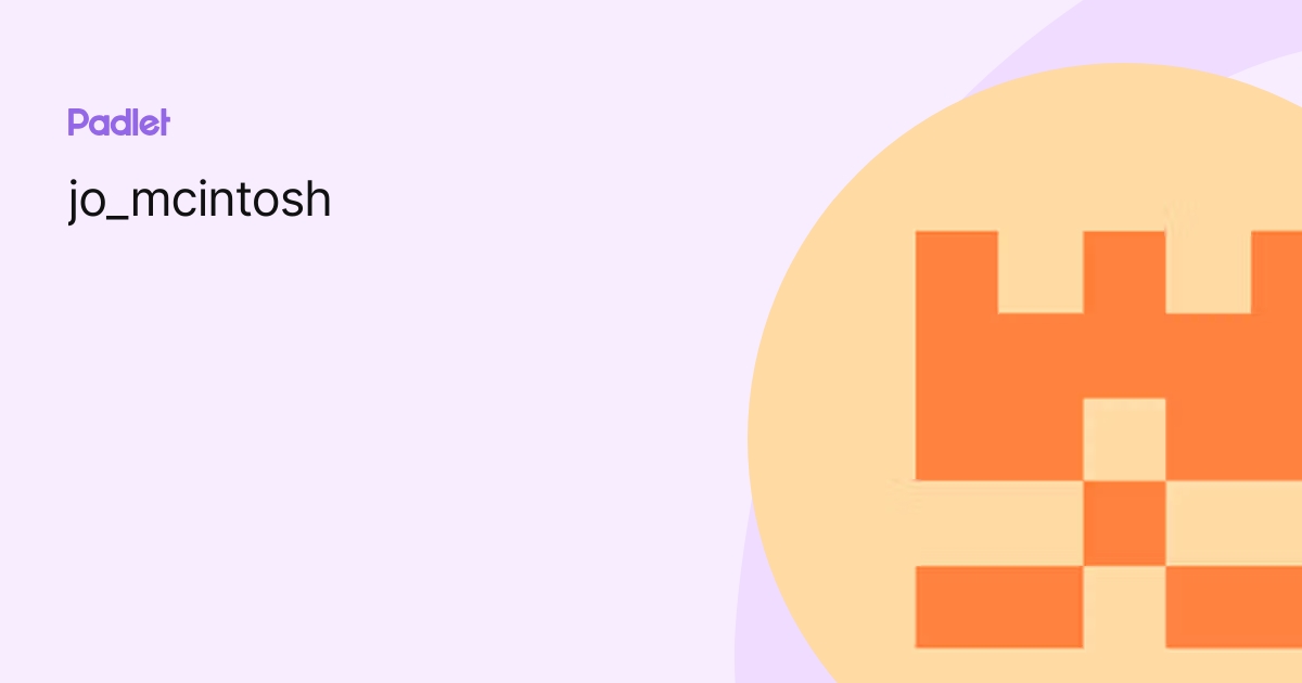 jo_mcintosh profile | Padlet