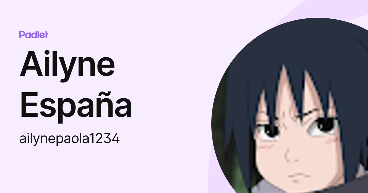 Ailyne España (ailynepaola1234) profile | Padlet