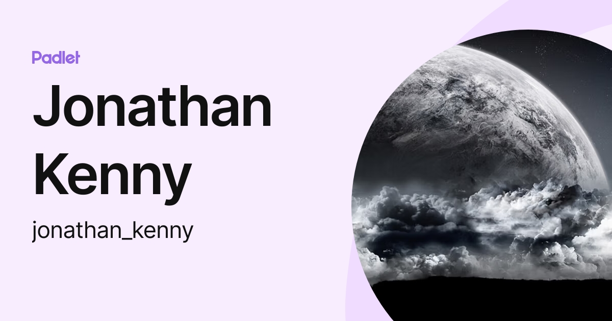 Jonathan Kenny (jonathan_kenny) profile | Padlet