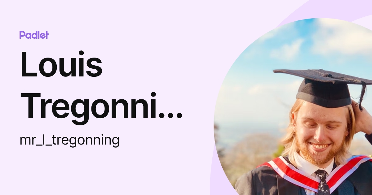 Louis Tregonning (mr_l_tregonning) profile | Padlet