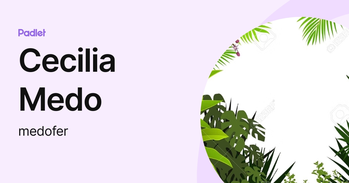 Cecilia Medo (medofer) profile | Padlet