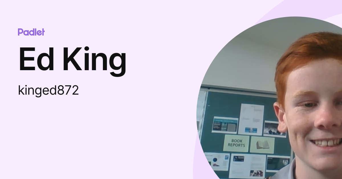 Ed King (kinged872) profile | Padlet