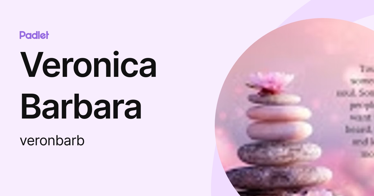 Veronica Barbara (veronbarb) profile | Padlet