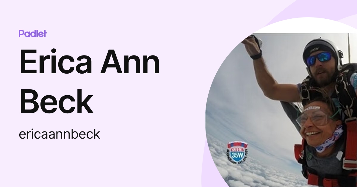 Erica Ann Beck (ericaannbeck) profile | Padlet