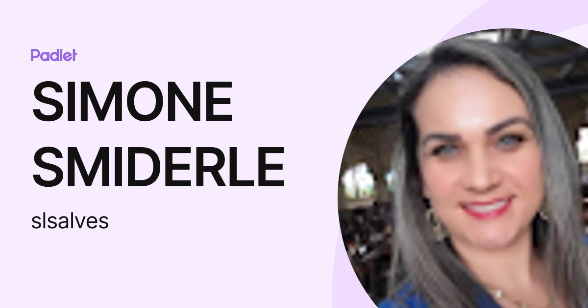 SIMONE SMIDERLE (slsalves) profile | Padlet