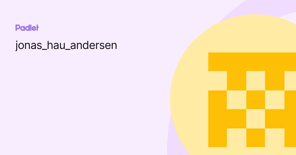 jonas_hau_andersen profile | Padlet