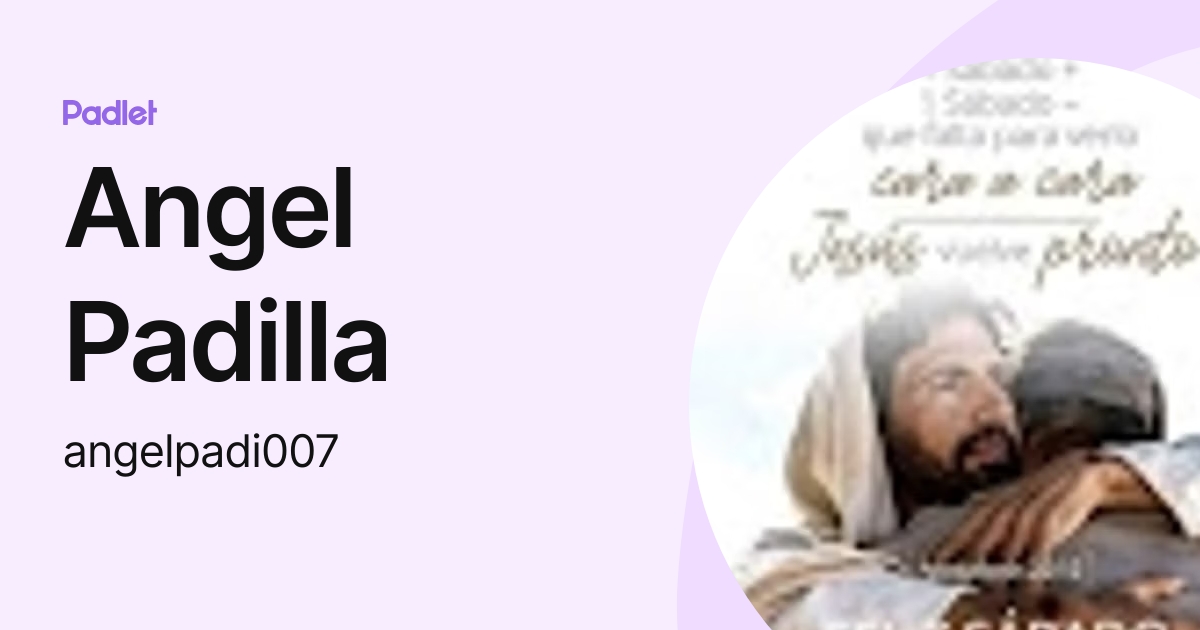 Angel Padilla (angelpadi007) profile | Padlet