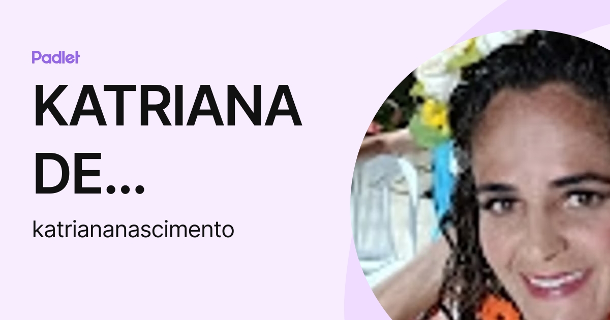 KATRIANA DE OLIVEIRA PALASSI NASCIMENTO (katriananascimento) profile ...