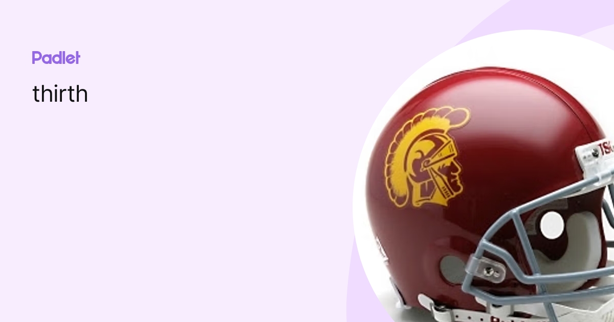 thirth profile | Padlet