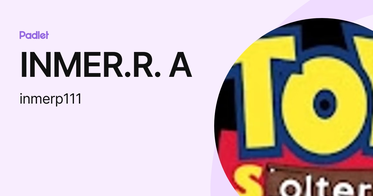 INMER.R. A (inmerp111) profile | Padlet