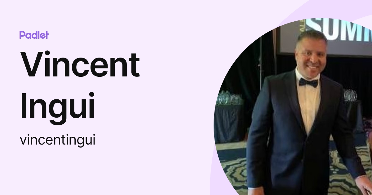 Vincent Ingui (vincentingui) profile | Padlet