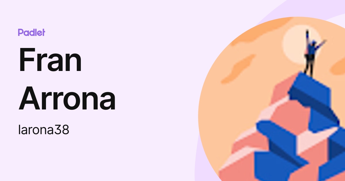 Fran Arrona (larona38) profile | Padlet