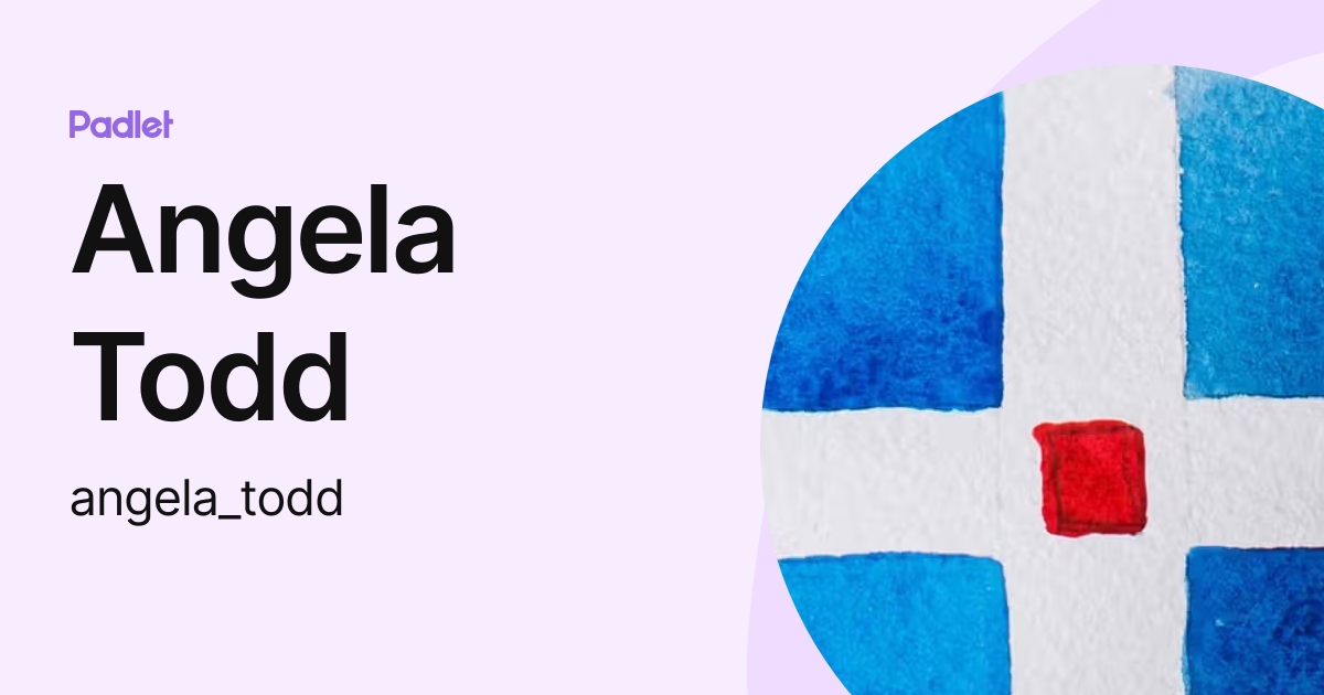 Angela Todd (angela_todd) profile | Padlet