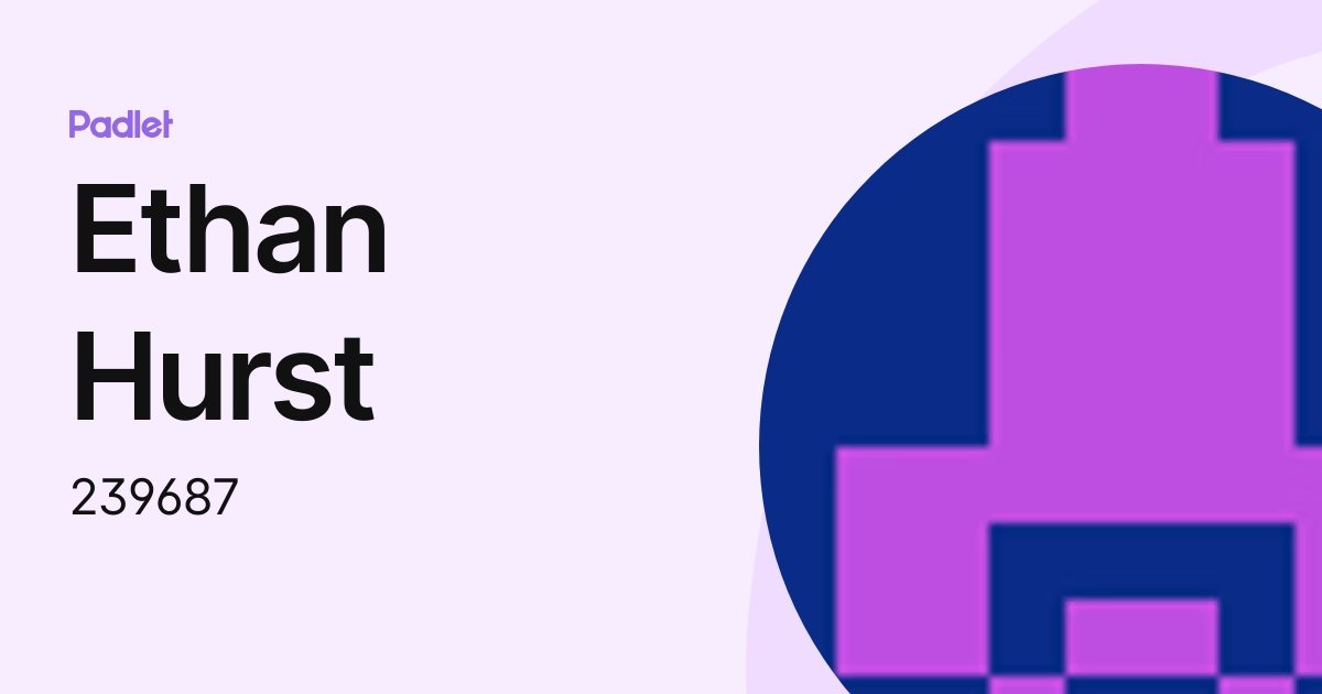 Ethan Hurst (239687) profile | Padlet