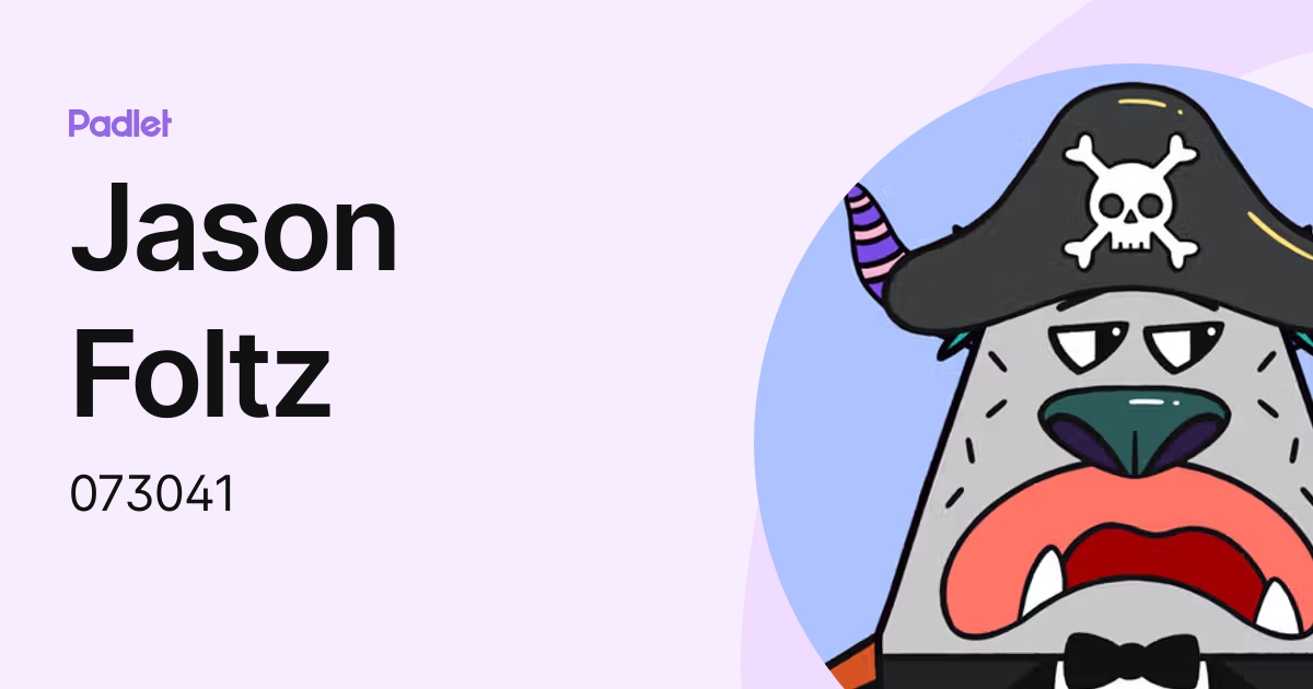 Jason Foltz (073041) profile | Padlet