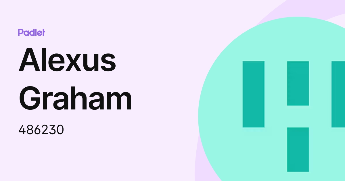 Alexus Graham (486230) profile | Padlet