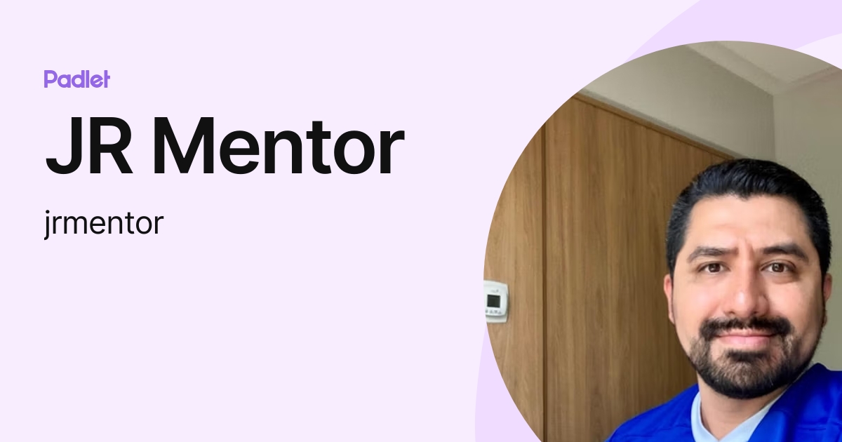 JR Mentor (jrmentor) profile | Padlet
